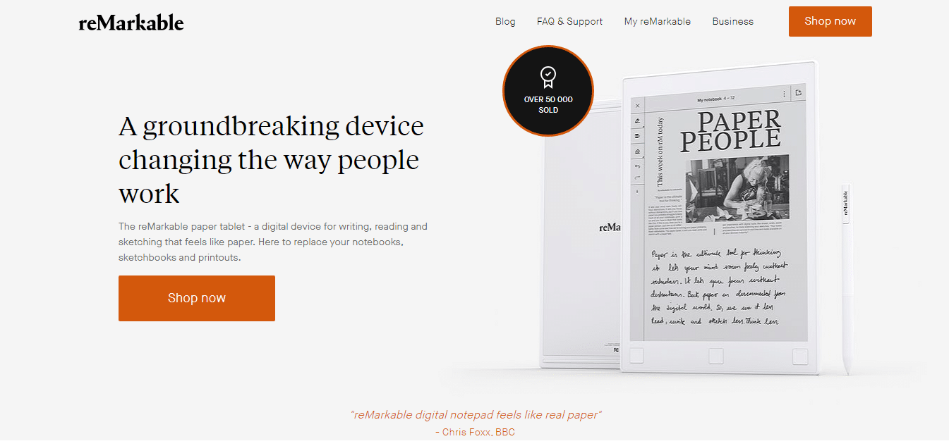 Remarkable, test de la tablette qui remplace le cahier